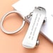 Custom Engraved Skateboard Keyring: Personalised Stainless Steel Charm ...