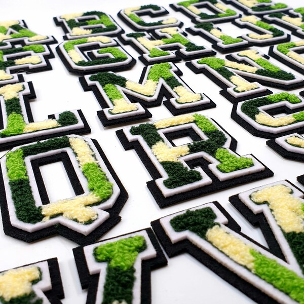 Camo Letters - Etsy