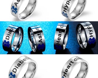 Diabetes Ring - Etsy