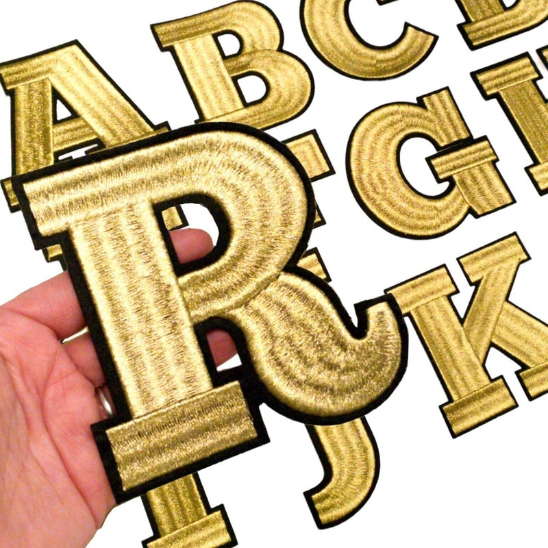Iron on Alphabet Letters - Etsy