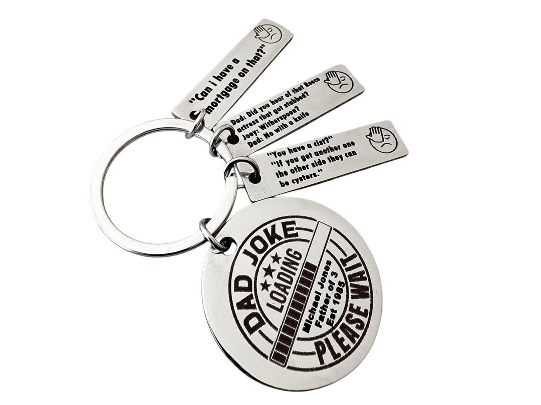 Personalised Fathers Day Gift Funny Dad Joke Daddy Dads Joke Novelty ...