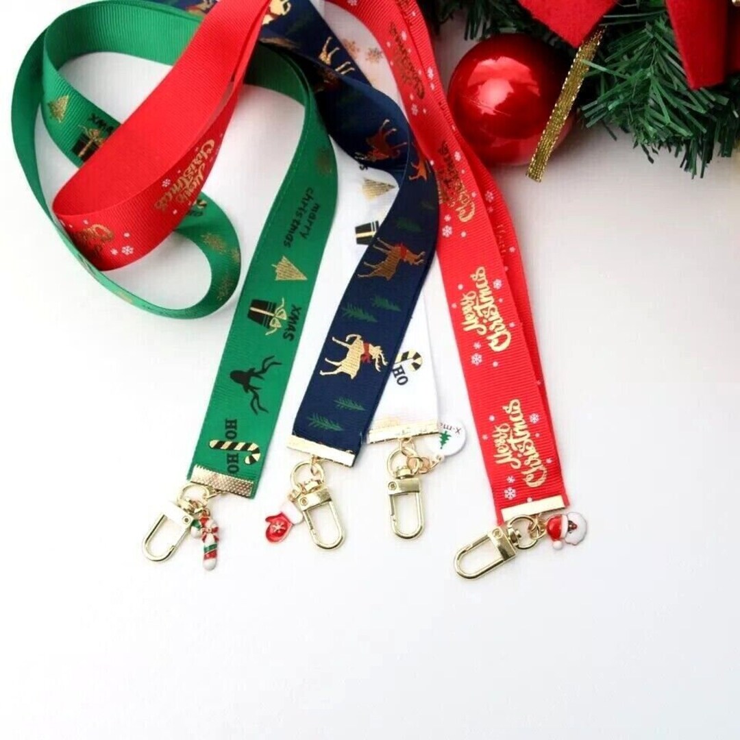 Lanyard ID Strap NHS Christmas Santa Reindeer Xmas Charms - Etsy