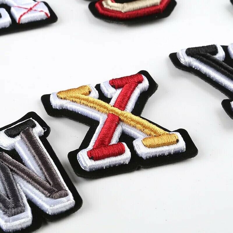 3D Quality Letter Patch Patches Sew on Retro Alphabet - Etsy