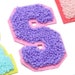 Multi Colour Chenille Varsity Letter Patch Patches Sew on Towel ...