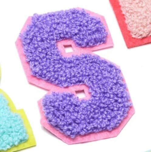 Multi Colour Chenille Varsity Letter Patch Patches Sew on - Etsy