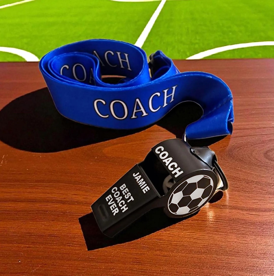 Personalised Whistle for Coach Referee Teacher Gift Custom Sports ...