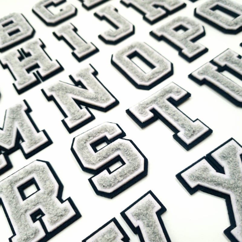 Grey Letters - Etsy