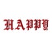 Red Old English Letter Patches Iron on / Sew Retro Alphabet Embroidery ...