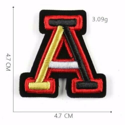 3D Quality Letter Patch Patches Sew on Retro Alphabet - Etsy