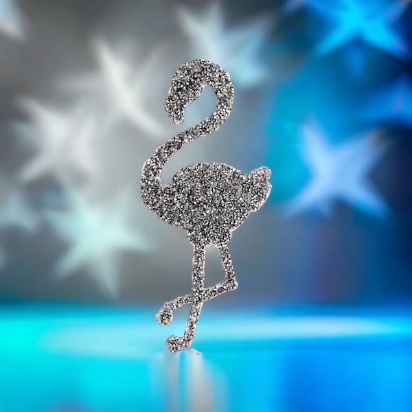Rhinestone Flamingo - Etsy