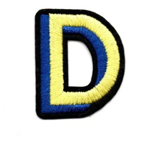 Multi Colour Letter Patch 4.5cm Patches Iron on / Sew on Alphabet ...