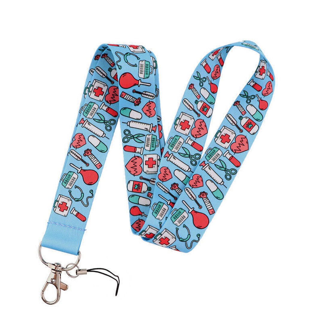 Lanyard ID Strap Veterinarian Vet Themed Teacher Pass Key - Etsy