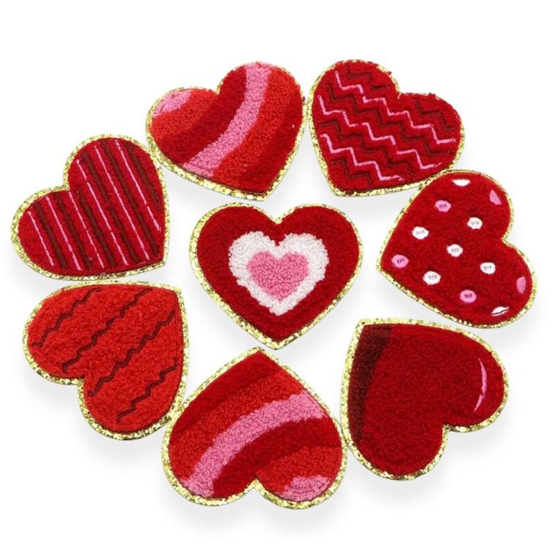 Chenille Hearts - Etsy