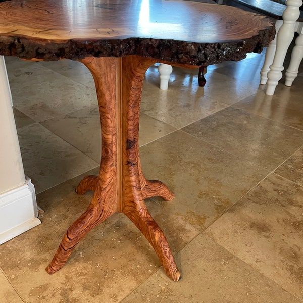 Burl Wood Table - Etsy