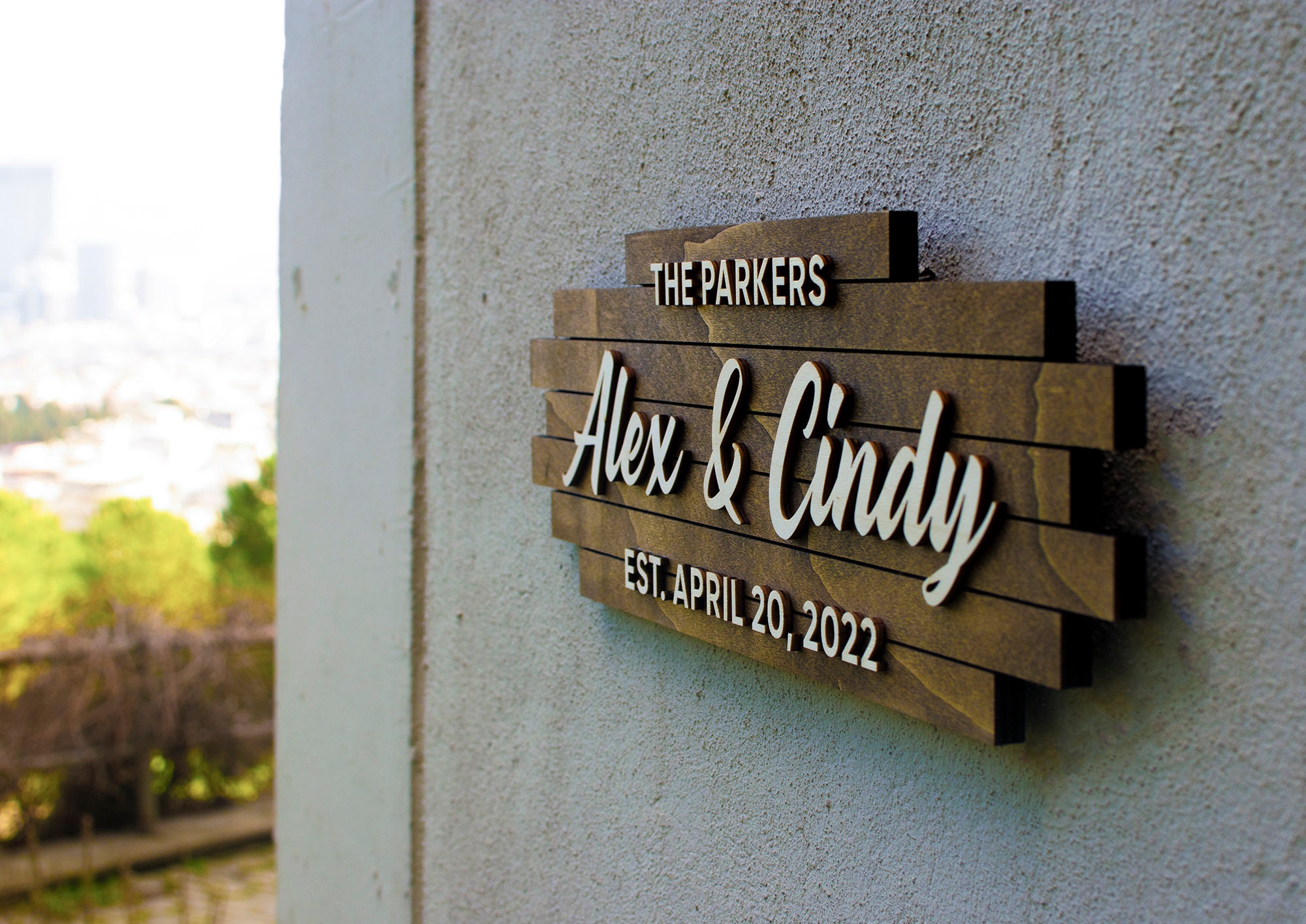 Personalized Wooden Name Sign Unique Christmas Gift for - Etsy