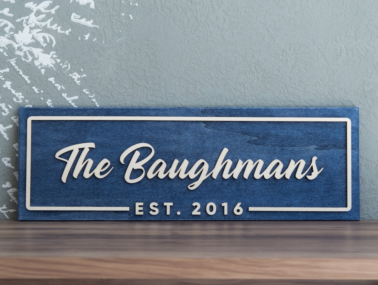 Established Sign, Wedding Signs, Wood Signs, Custom Family Name Sign ...