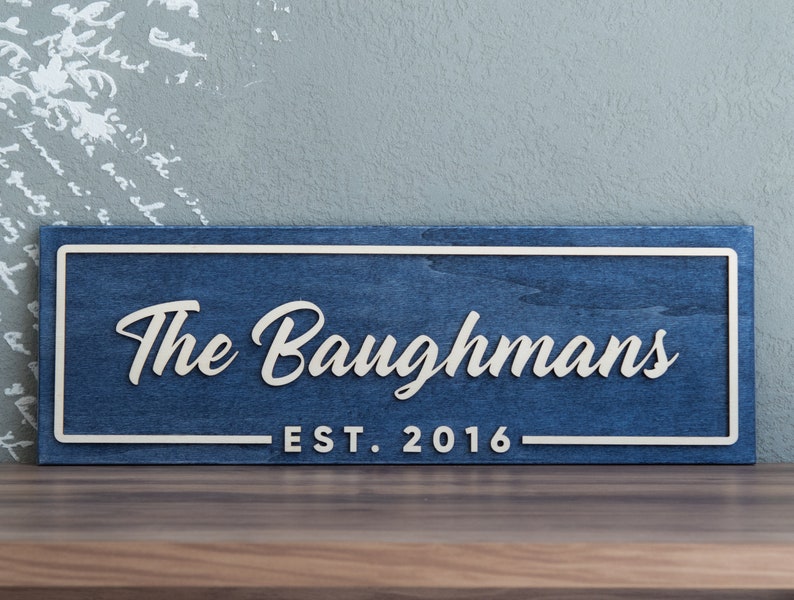 Established Sign Wedding Signs Wood Signs Custom Family - Etsy