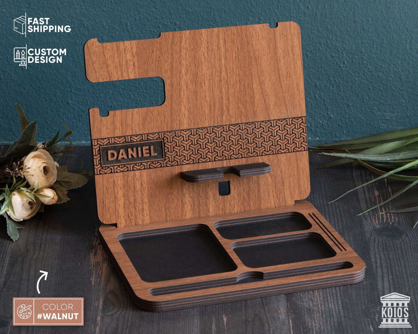 Personalized Docking Station Mens Birthday Gift Custom Mens | Etsy