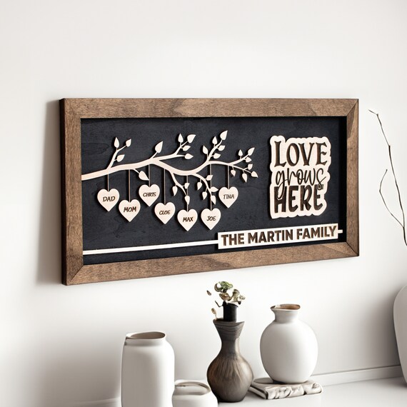 Stamboomontwerpen Voor Aan De Muur Familie Stamboom Aan De Muur. Het