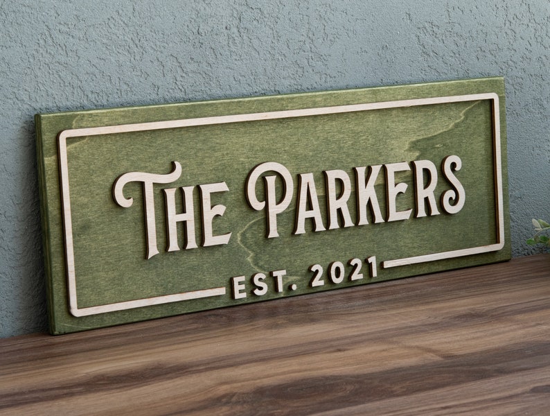 Established Sign Wedding Signs Wood Signs Custom Family - Etsy