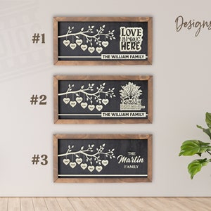 Family Reunion Gift: Custom Wooden Family Tree - Handmade Wooden Family ...