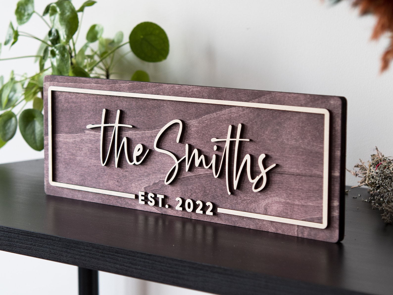 Established Sign Wedding Signs Wood Signs Custom Family - Etsy