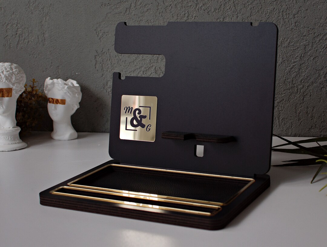 Elegant Black Acrylic Docking Station for Women - Perfect Valentines ...