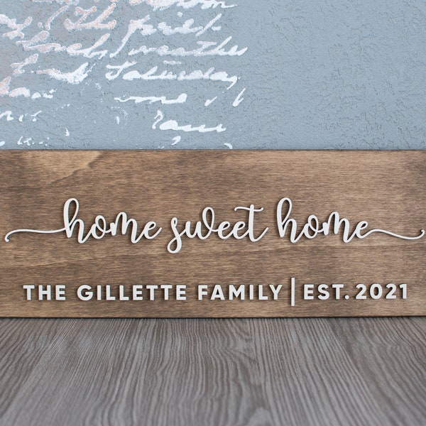 Home Established Sign - Etsy