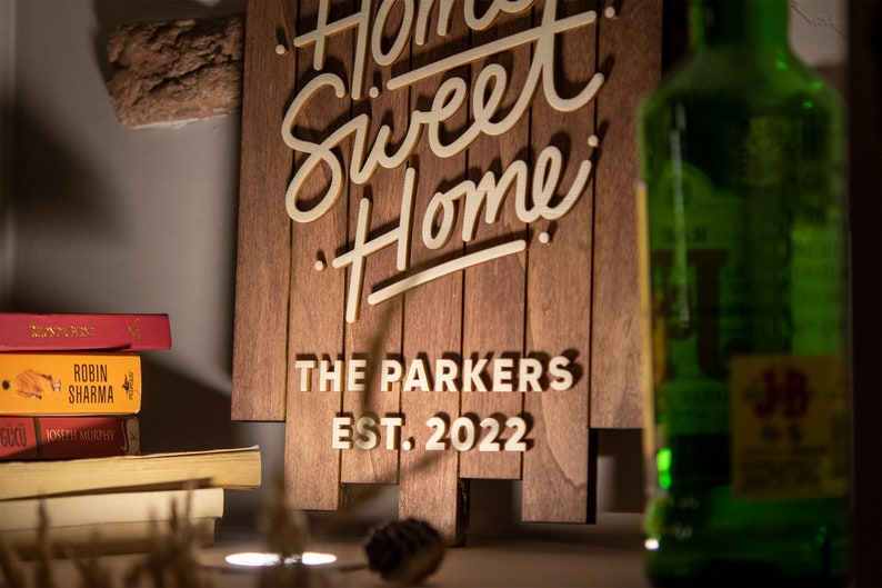 Realtor Closing Gift, Home Sweet Home Sign, New Home Wooden Sign, New ...