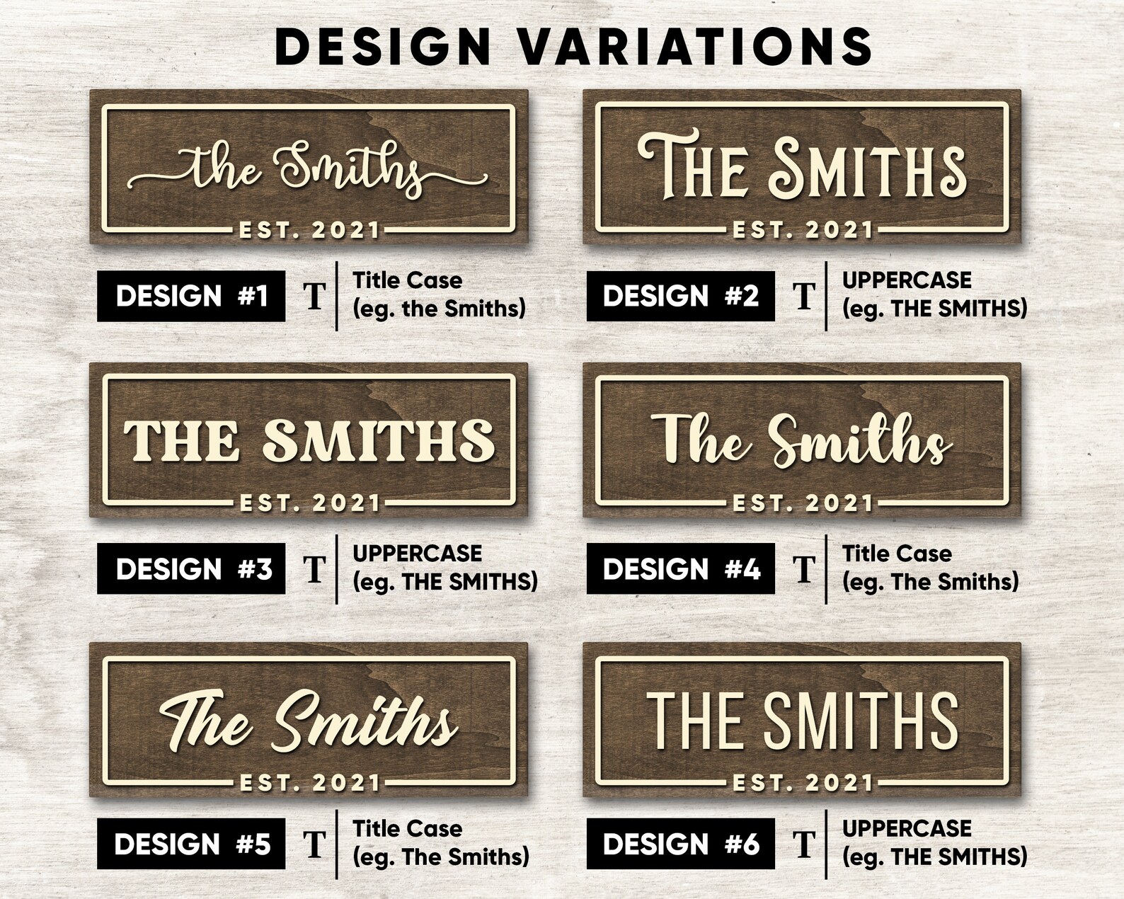 Established Sign Wedding Signs Wood Signs Custom Family - Etsy