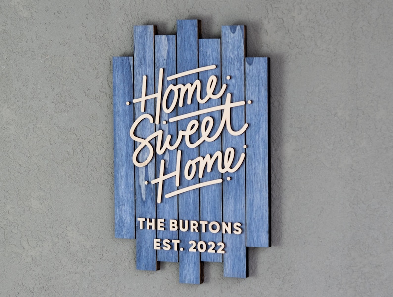 Realtor Closing Gift, Home Sweet Home Sign, New Home Wooden Sign, New ...