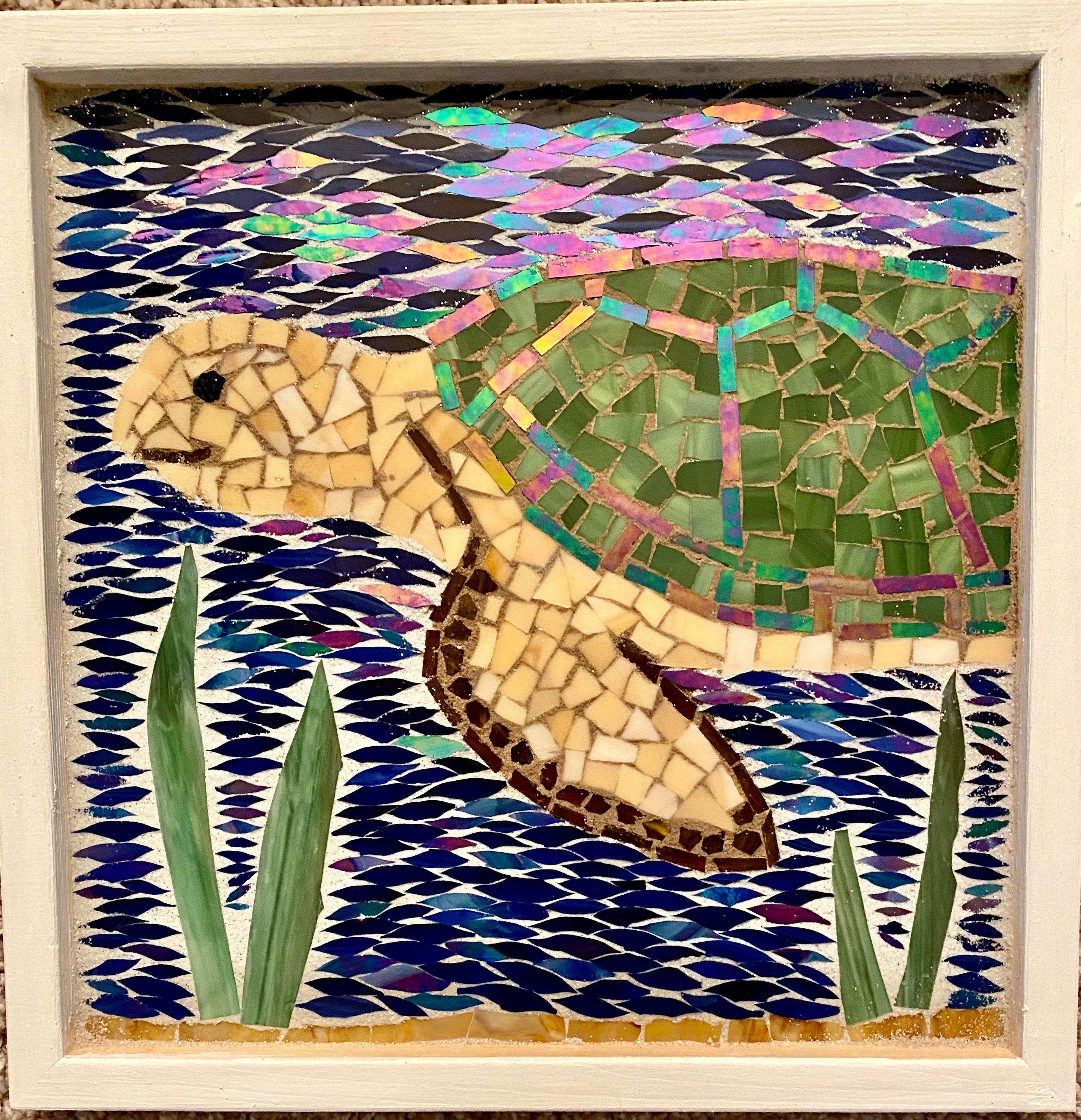 Sea Turtle Mosaic Wall Art | Etsy