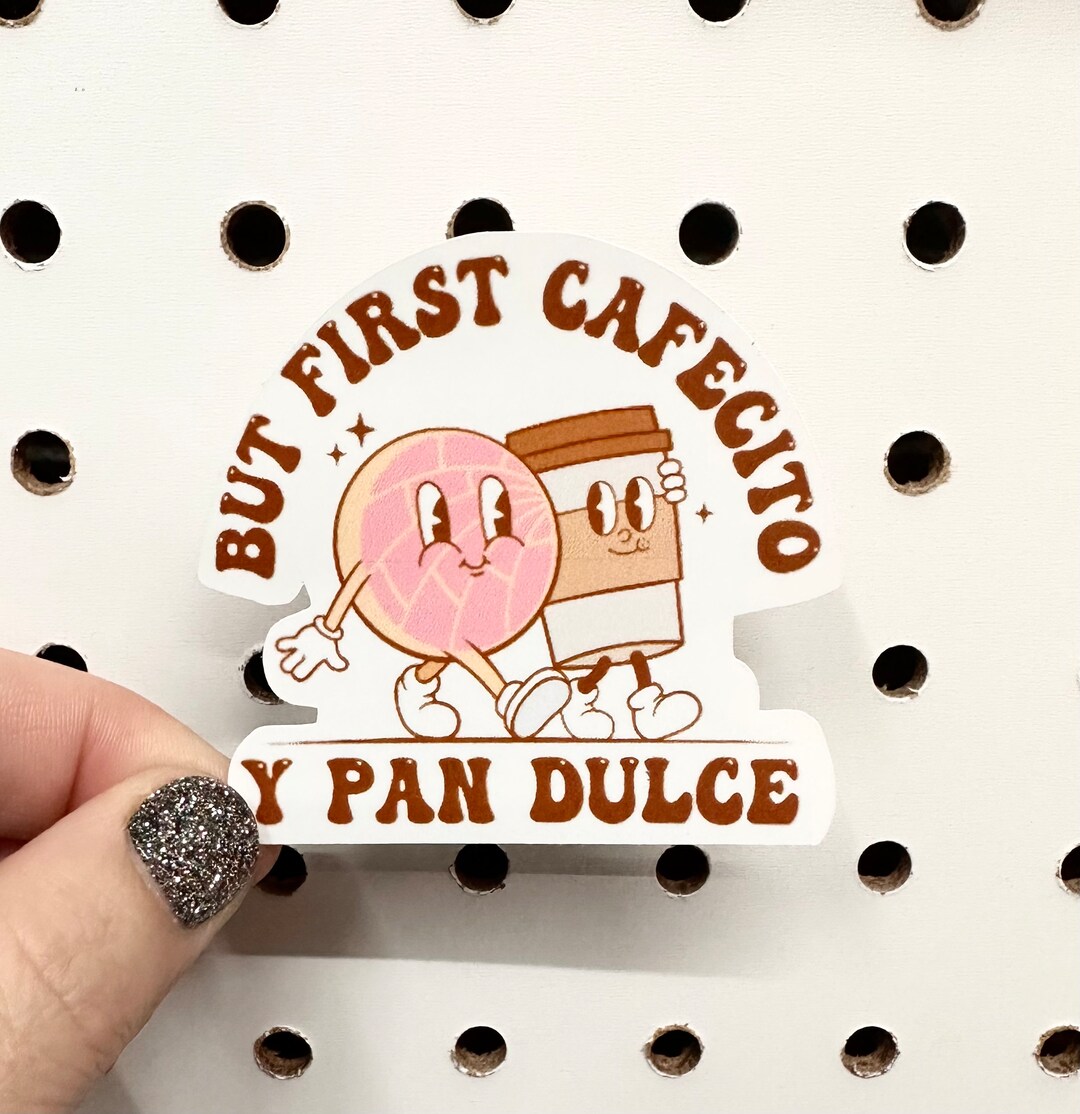 Cafecito Chisme Sticker Pan Dulce Waterproof Sticker - Etsy