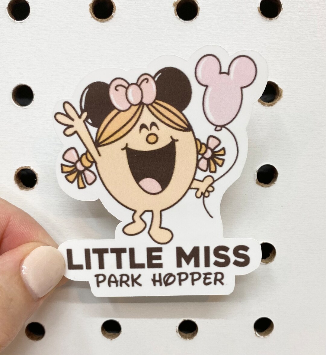 Little Miss Sticker Park Hopper Disney Sticker Waterproof Sticker Water ...