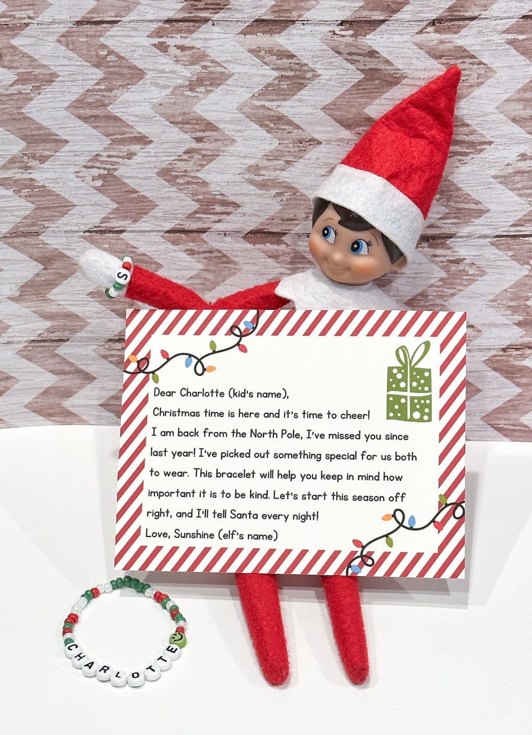 Elf Made Bracelet Elf Props Elf Kit Elf Christmas Kids Christmas Elf ...