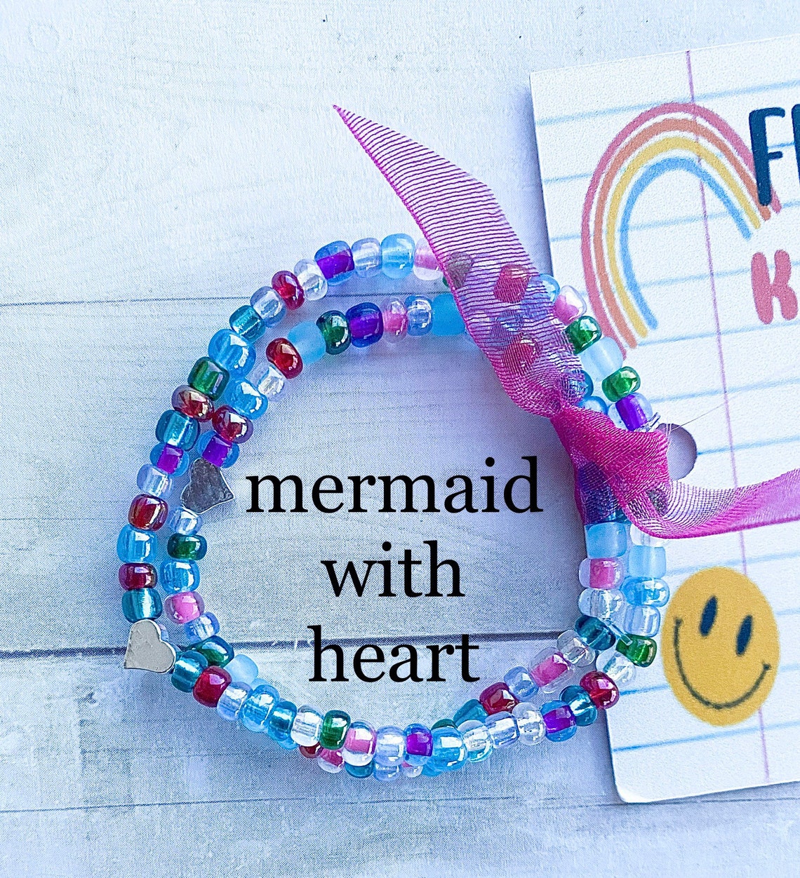 Back to School Bead Bracelet Kindergarten Bracelet Set - Etsy