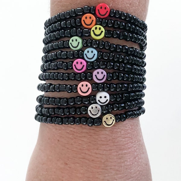 Smile Face Bracelet - Etsy