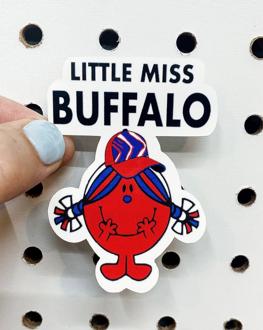 Little Miss Buffalo Sticker | Buffalo Bills | Buffalo Sticker ...