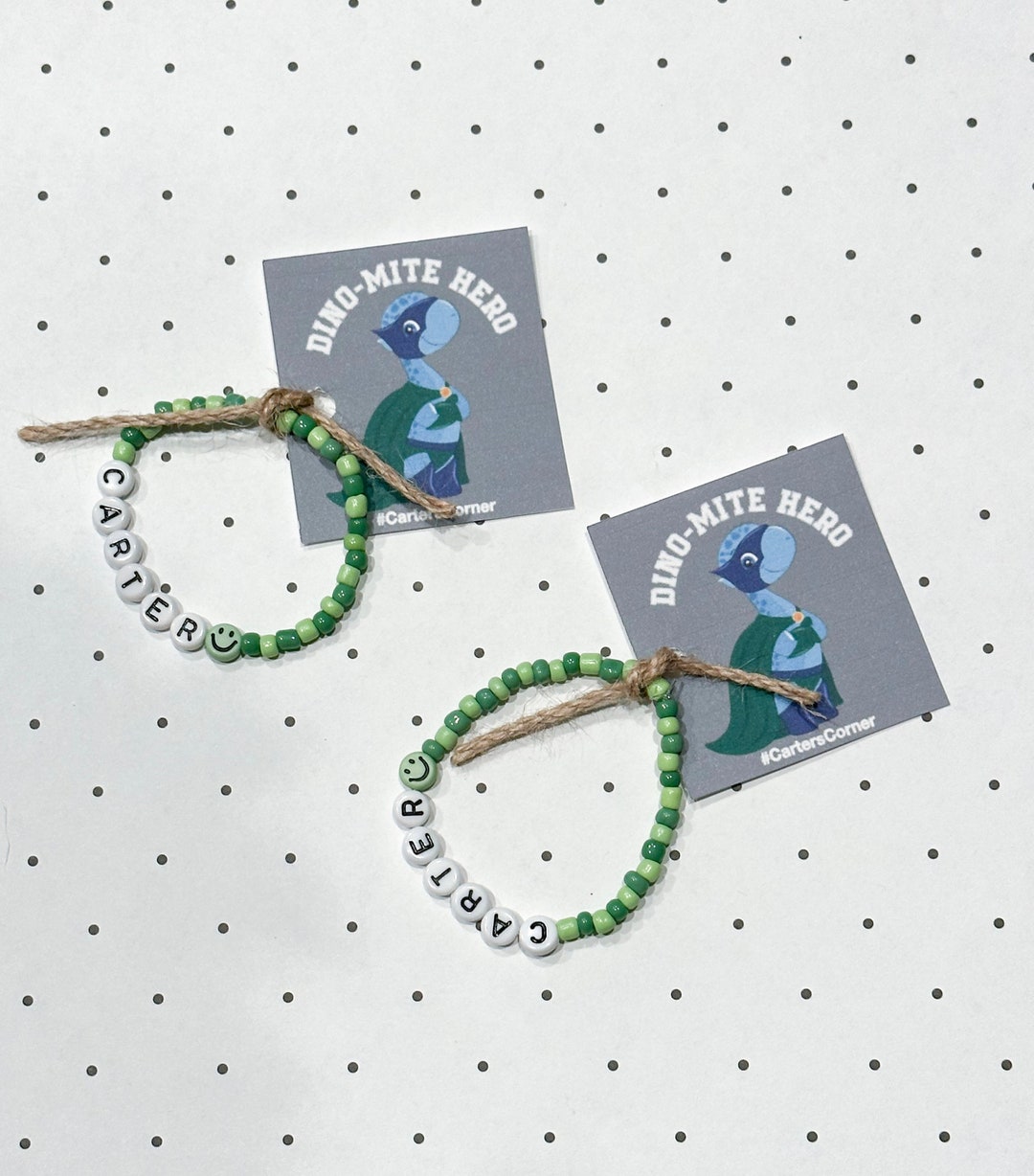 Support Carter Bracelet Carters Corner Dino-mite Hero - Etsy