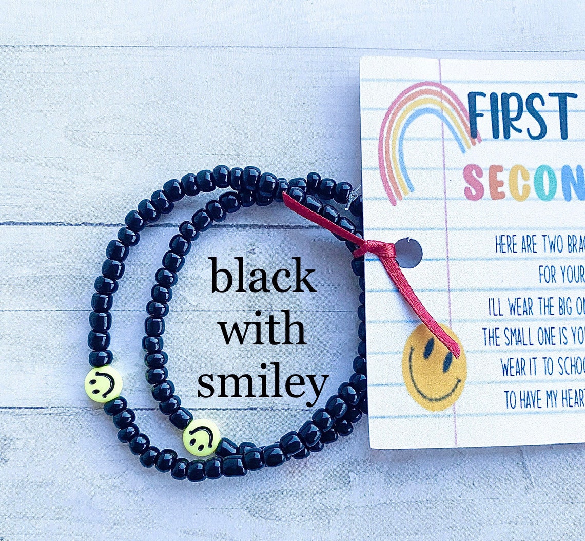 Back to School Bead Bracelet Kindergarten Bracelet Set - Etsy