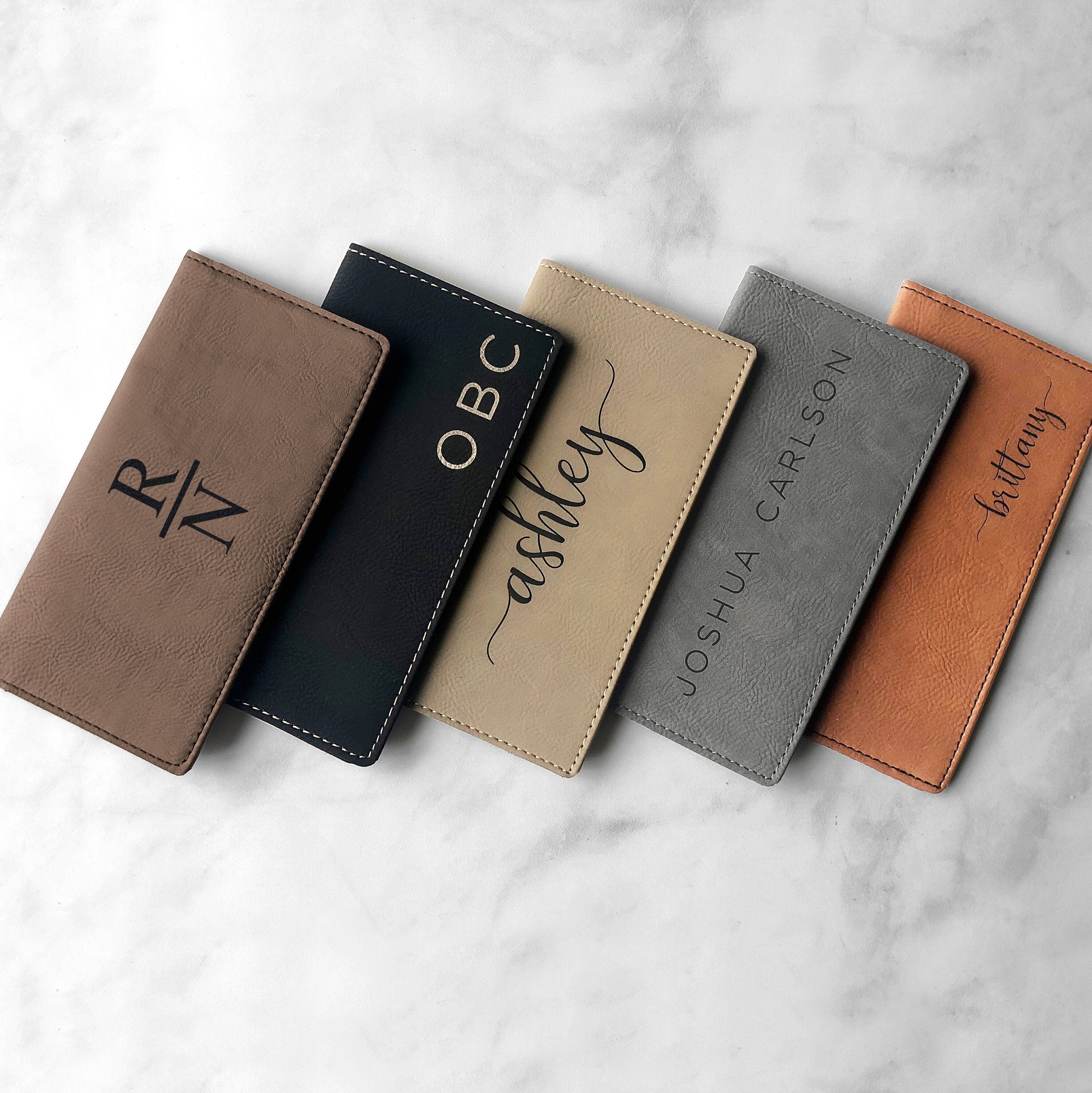 Checkbook Covers Checkbook Holder Checkbook Wallet Leather - Etsy