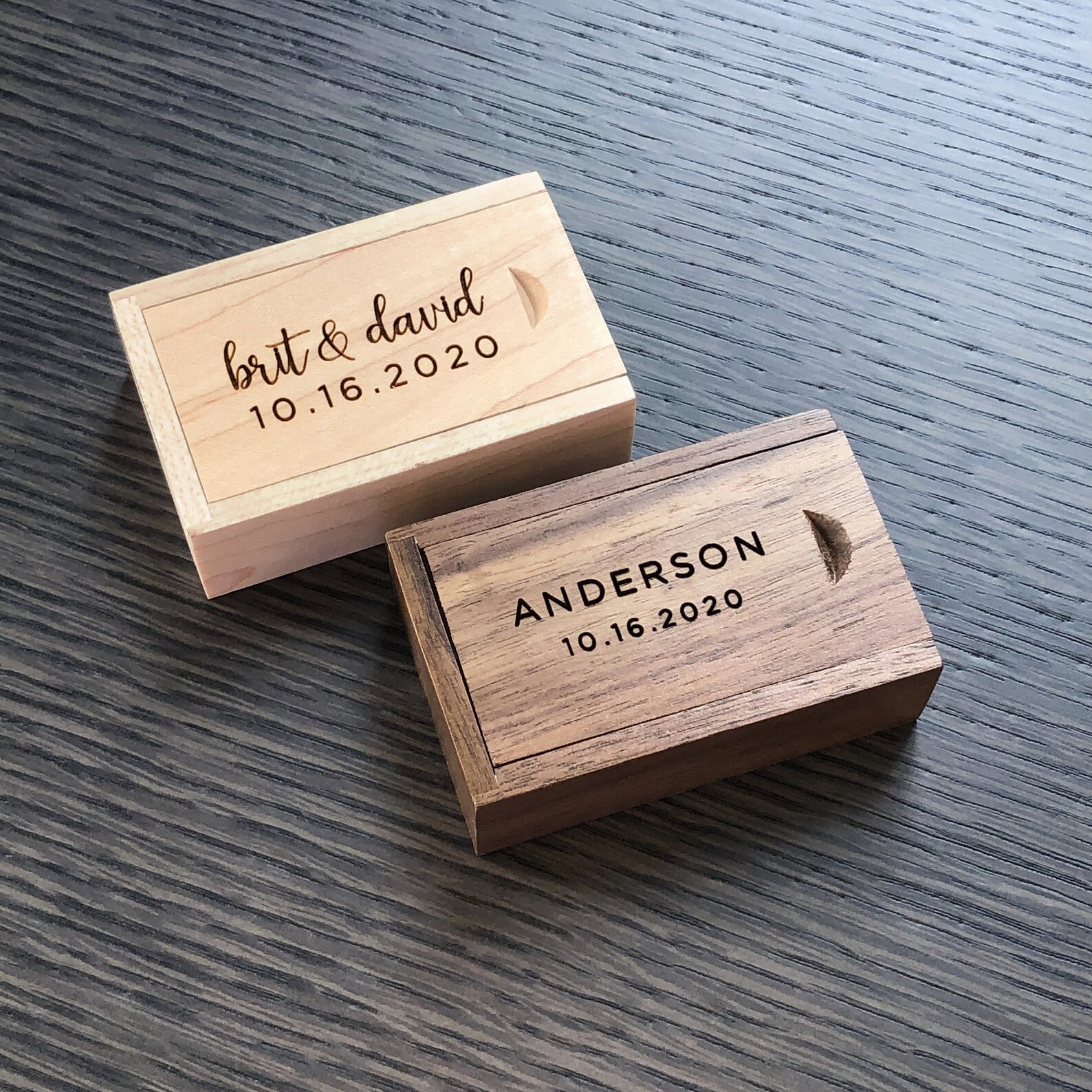 USB Flash Drive Custom USB Box Personalized Wooden USB - Etsy