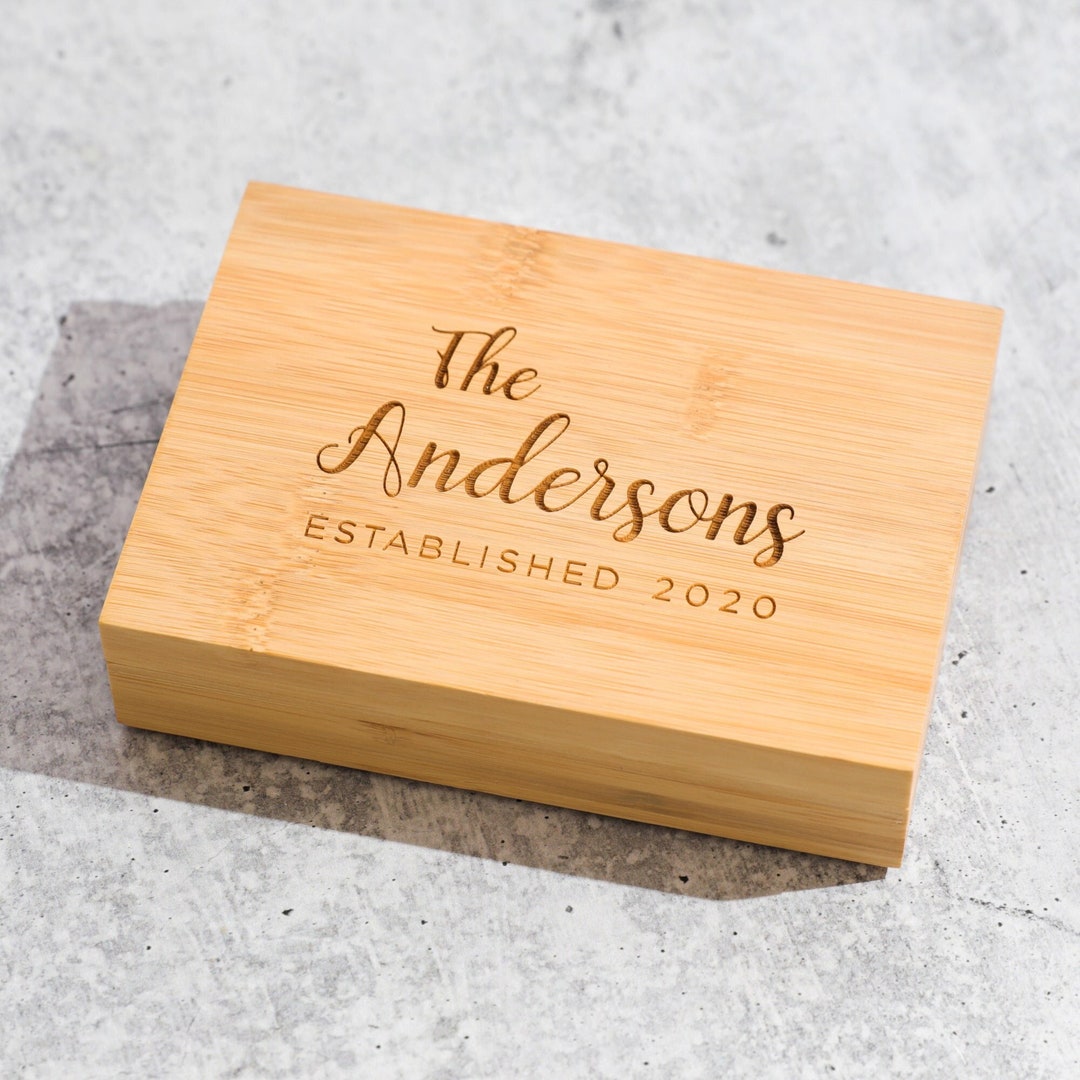 Bamboo Wine Accessory Set, Custom Engraved Wine Tool Set, Personalized ...