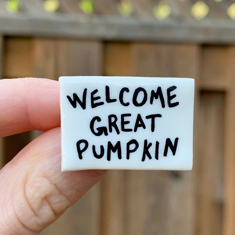 Welcome Great Pumpkin - Etsy