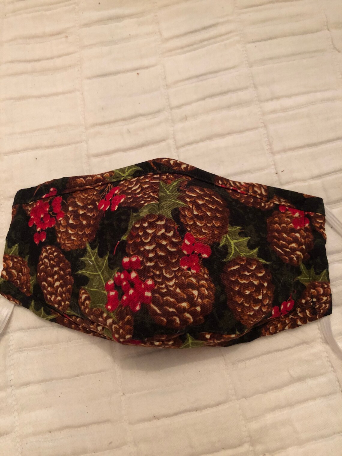 Pine cone face mask | Etsy