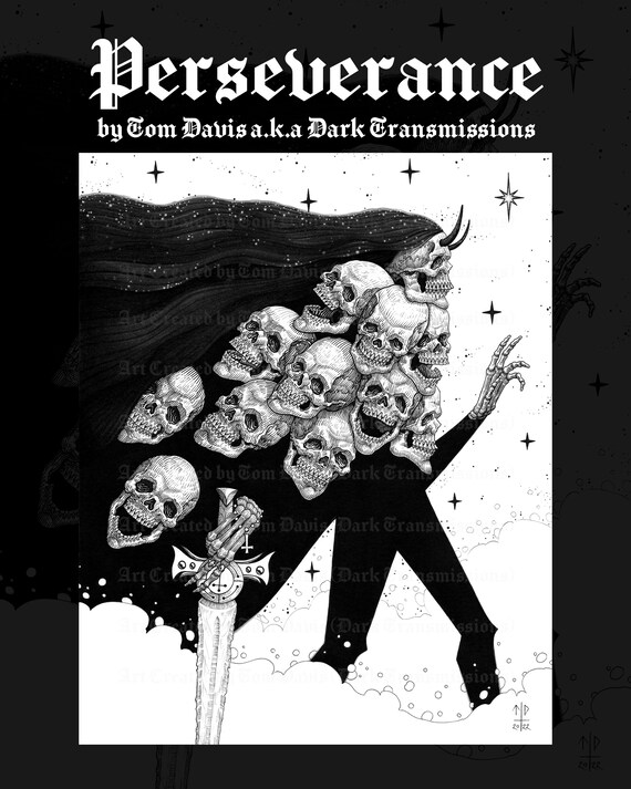 Perseverance Poster Drawing