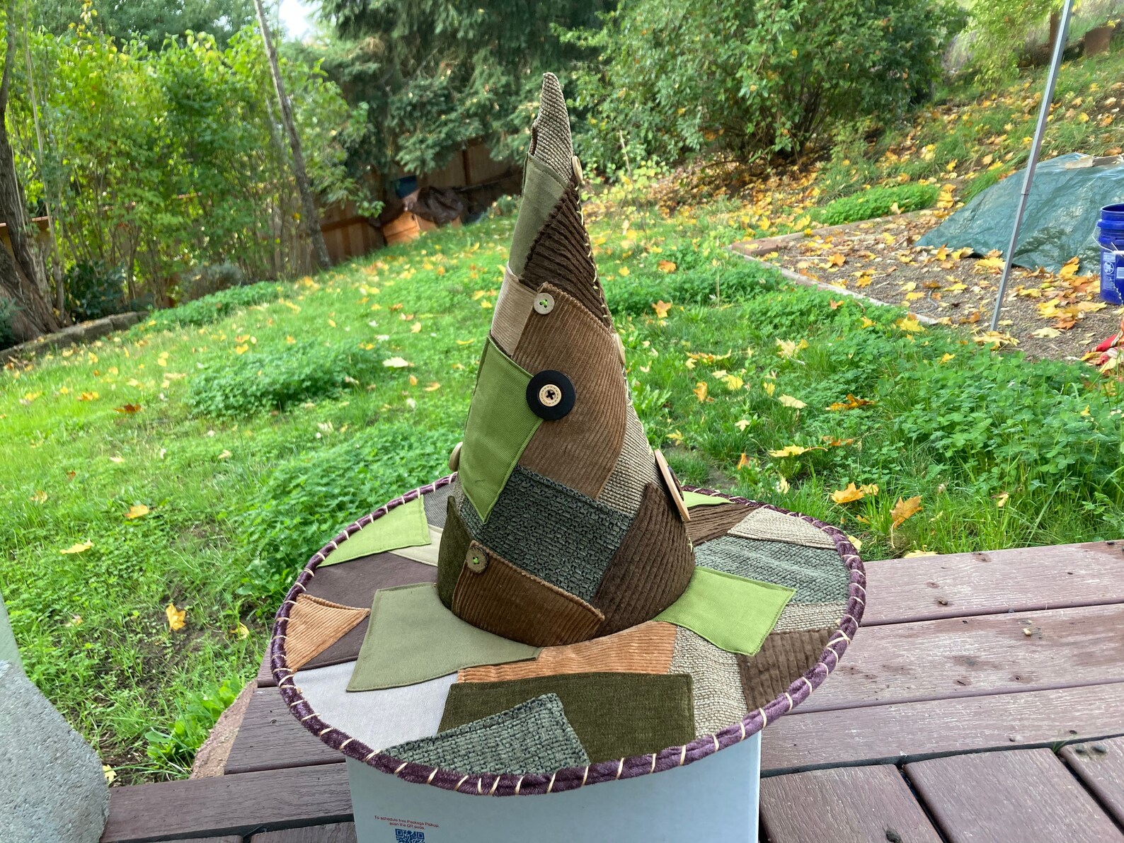 Patchwork Witch Hat, Wizard Hat, Witchcraft, Forest Fairy, Cosplay ...