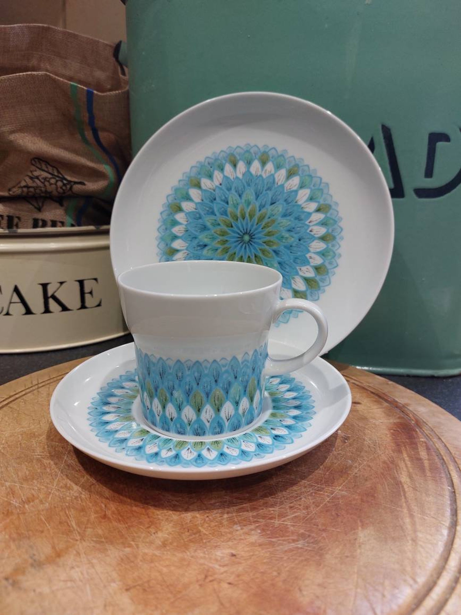 Fantastic Retro Trio From Noritake Japan Bahama Design and Decor. Cup ...
