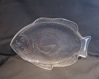 Glass Fish Plate | Etsy
