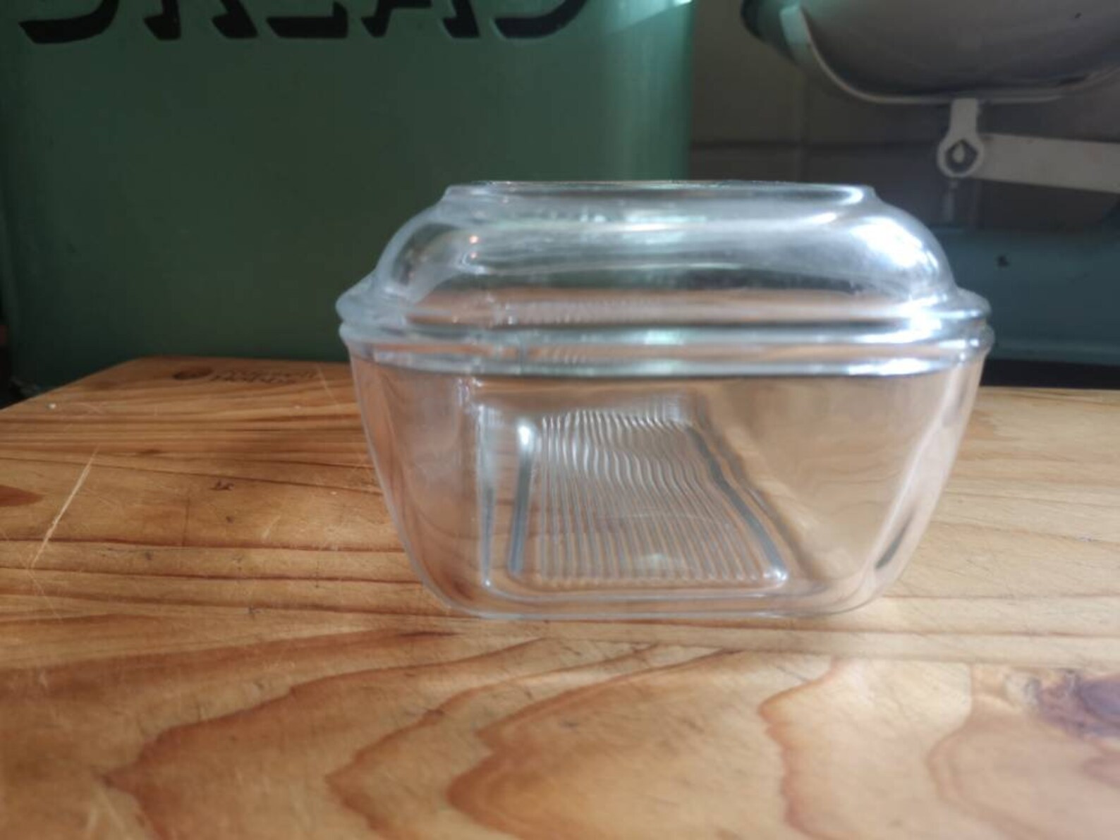Vintage Arcroc Lidded Glass Butter Dish With Pressed Glass Cow Motif on ...